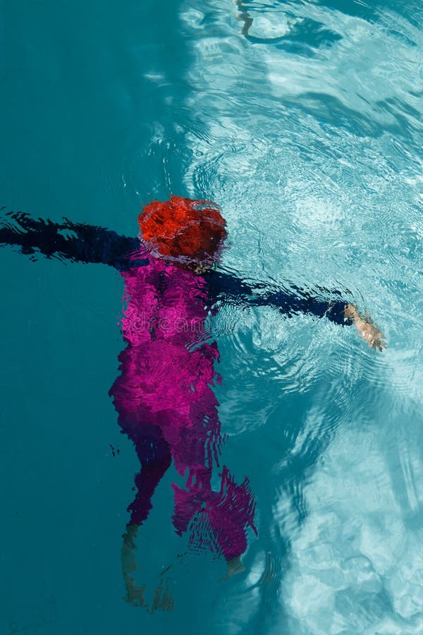 Kid swimming stock image. Image of swimming, swim, activity - 95393251