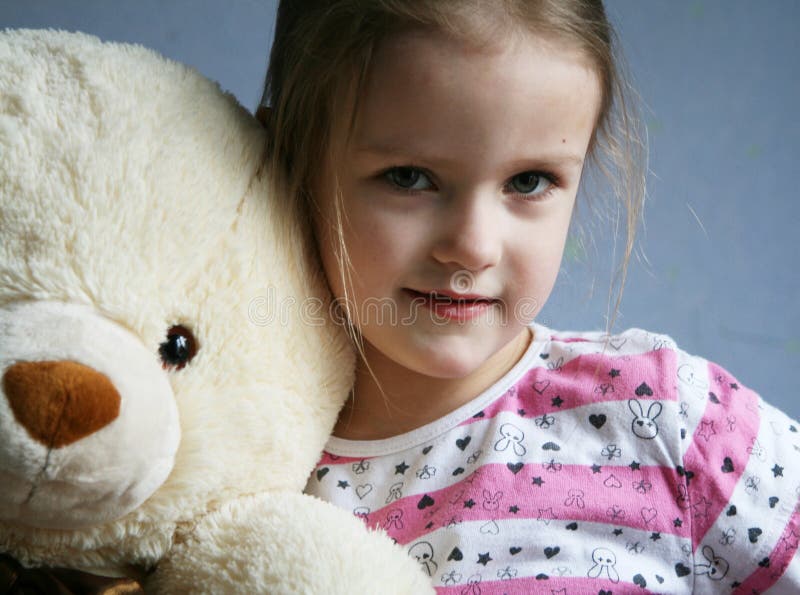Kid With Teddy Picture. Image: 4702627