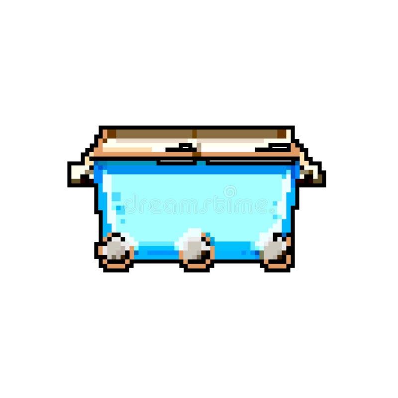 Kid Toy Box Game Pixel Art Vector Illustration Stock Vector ...