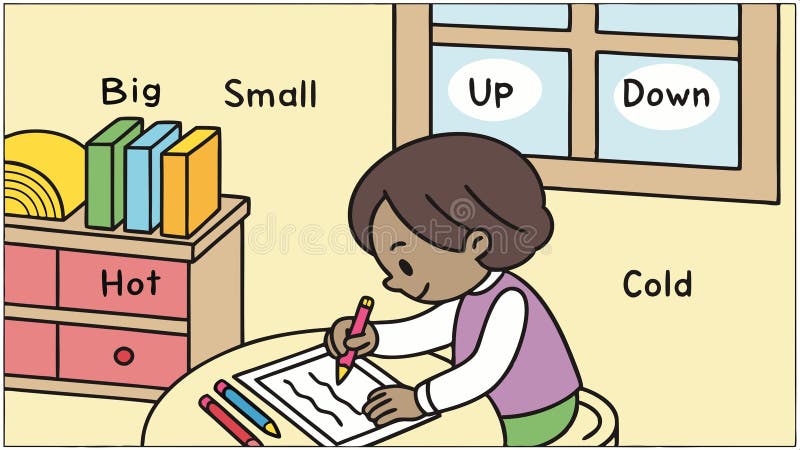 Kid Up Down Learn, Classroom Direction, Concept Study, Spatial ...