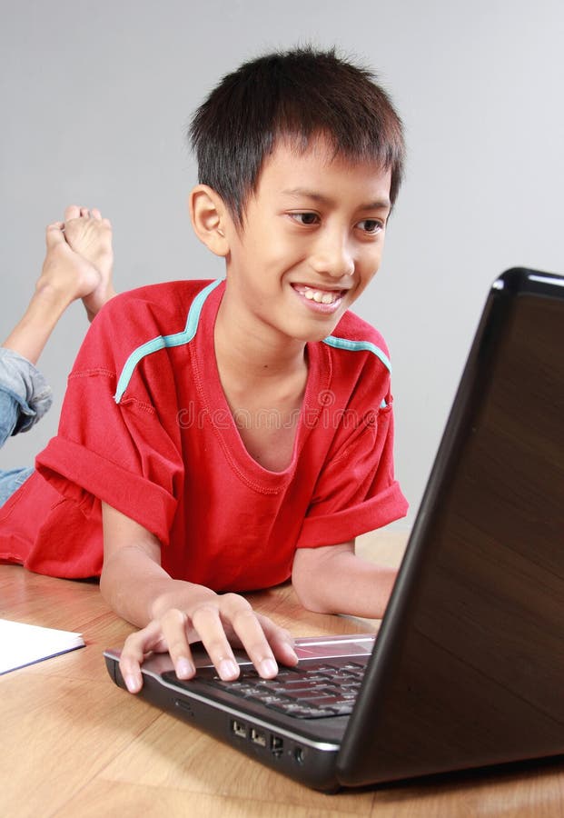 Boy Doing Homework stock image. Image of studying, children - 118041