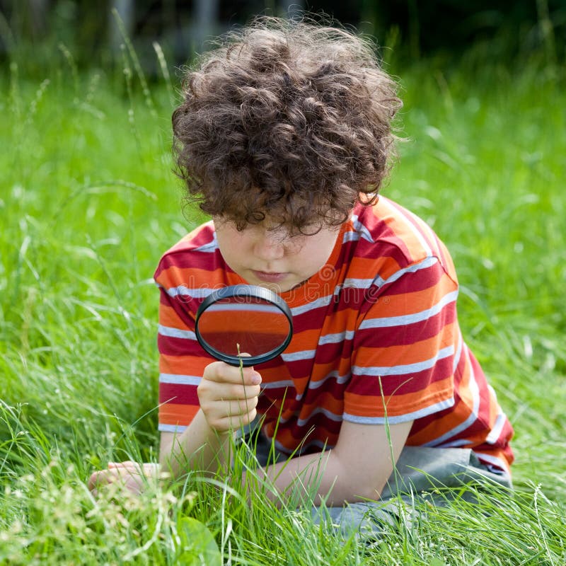 Kid using magnifying glass stock photo. Image of discover - 10277954 Kid using magnifying glass stock photo. Image of discover - 10277954