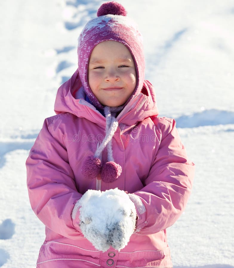Kid in the winter stock image. Image of people, child - 33591191