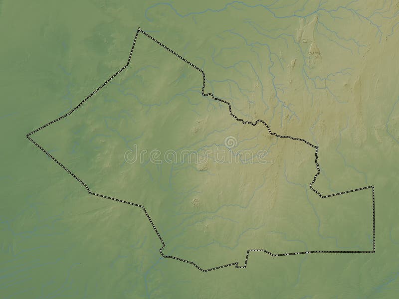 Kidal, Mali. Physical. No Legend Stock Illustration - Illustration of ...