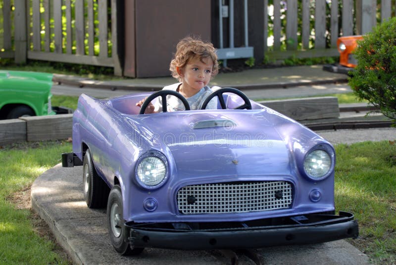 Kiddie Car Rider stock image. Image of park, sitting - 10658045