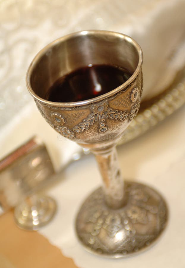 Kiddush Cup stock photo. Image of wine, night, drink, friday - 76976