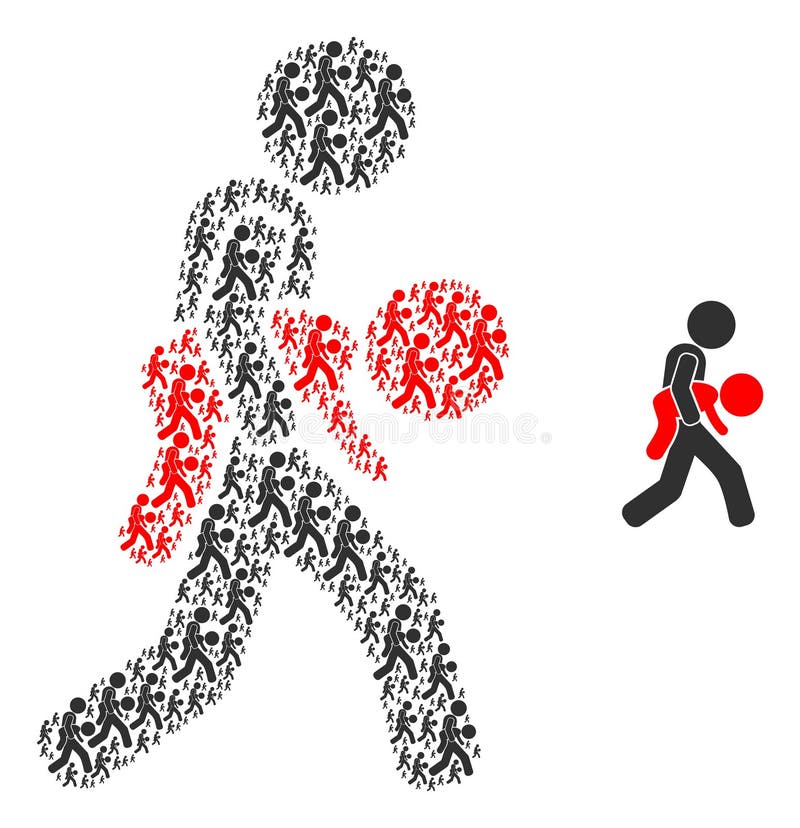 Kidnapped Man with Kidnapper Vector Illustration Stock Illustration ...