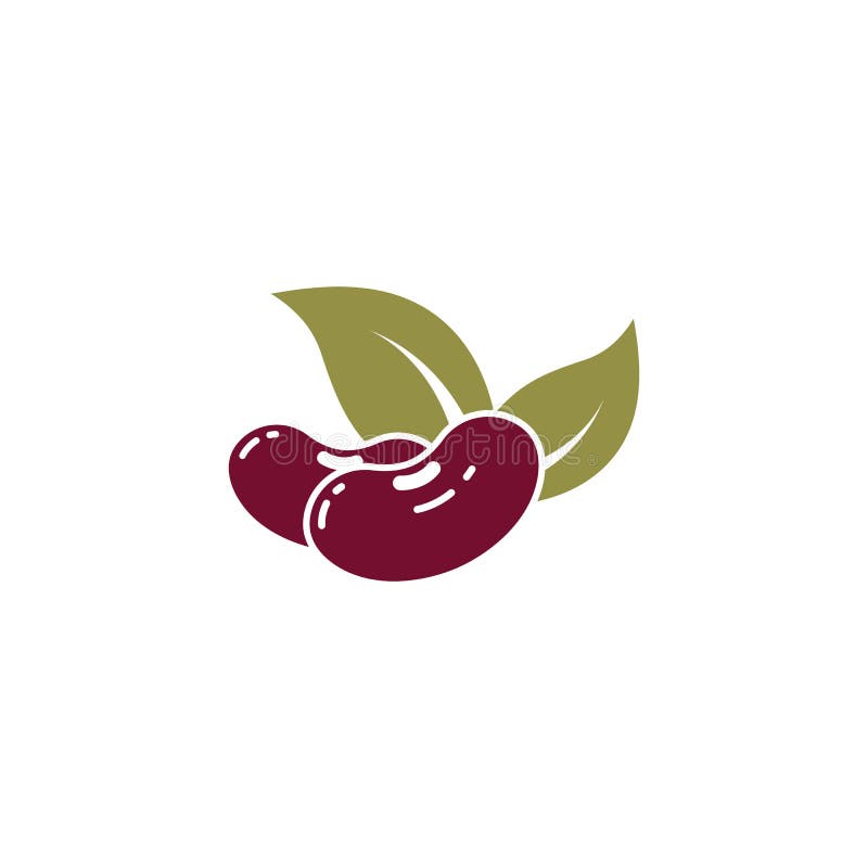Kidney Bean Icon Vector Illustration Design Stock Vector - Illustration ...