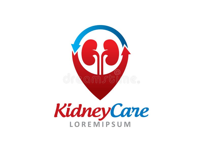 Kidney Care Logo Symbol or Icon Template Stock Vector - Illustration of ...