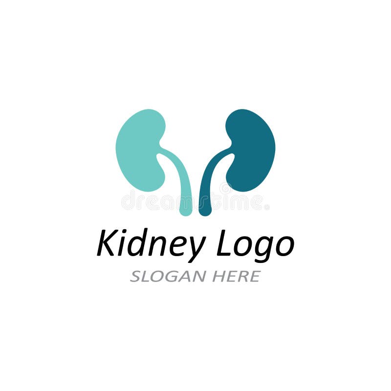 Kidney Health and Kidney Care Logo Using Icon Design Concept Vector ...