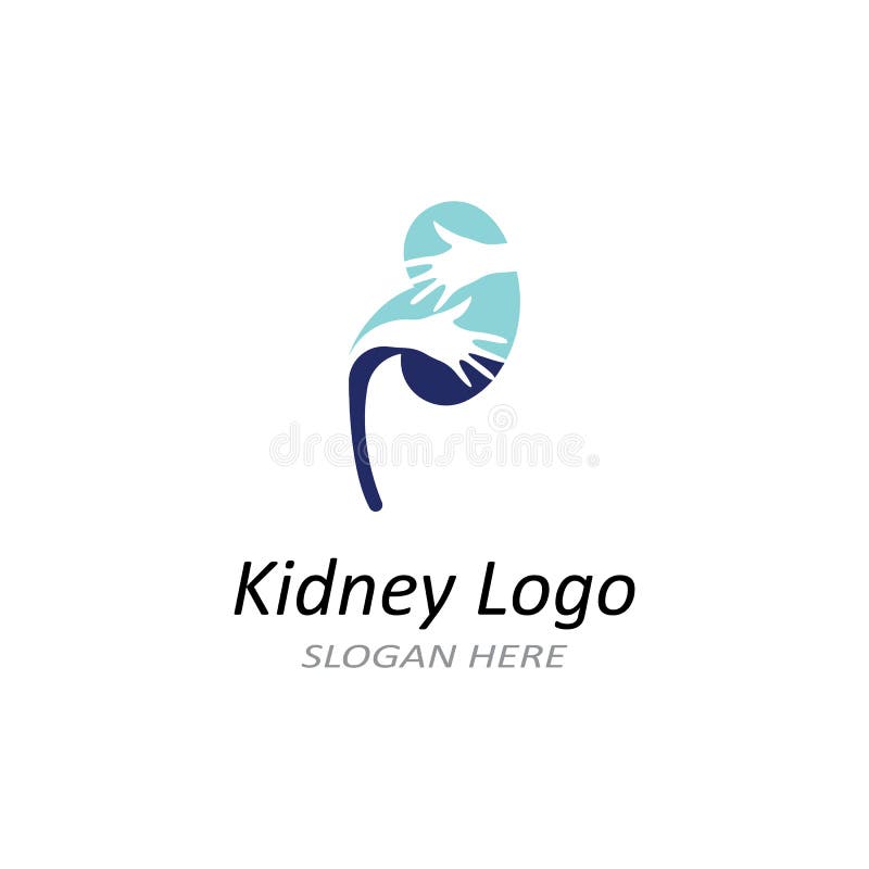 Kidney Health and Kidney Care Logo Using Icon Design Concept Vector ...