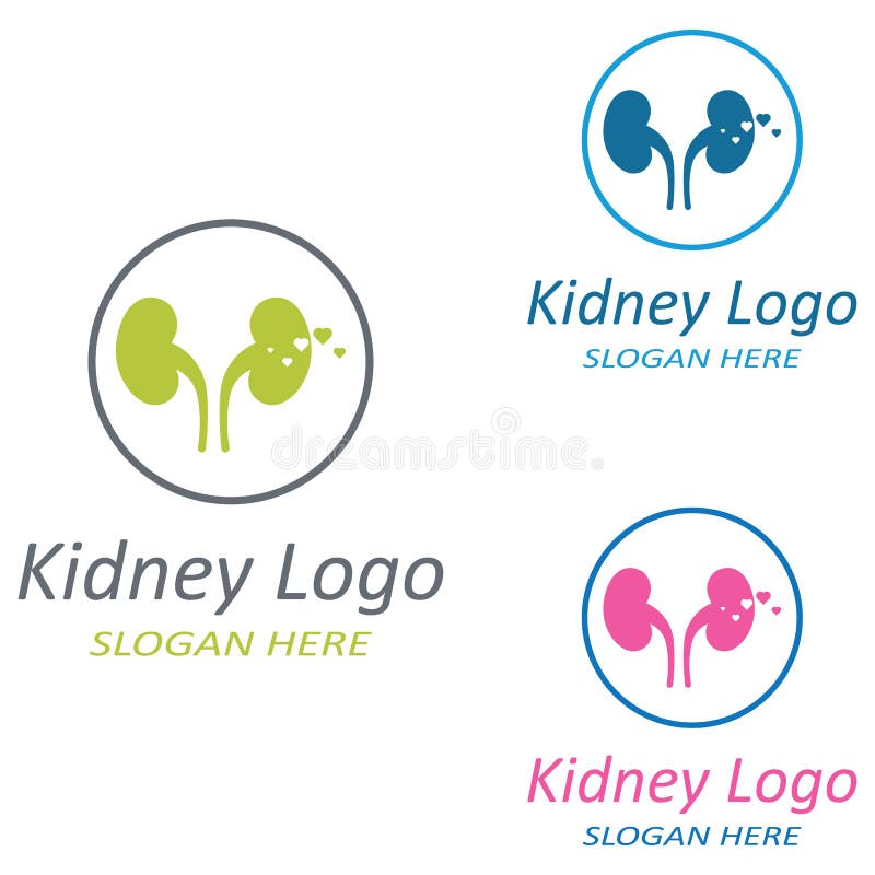 Kidney Health and Kidney Care Logo Using Icon Design Concept Vector ...