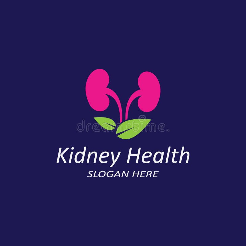 Kidney Health and Kidney Care Logo Using Icon Design Concept Vector ...