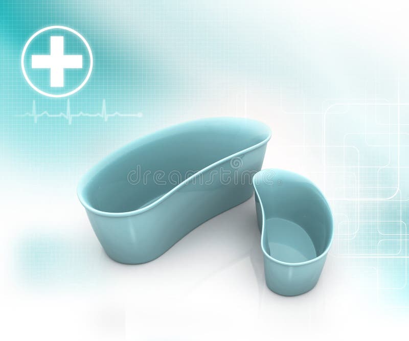 Kidney tray stock illustration. Illustration of care - 71660193