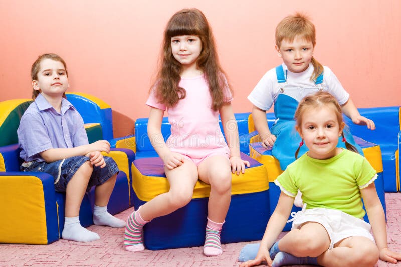 Kids crowd reading book stock image. Image of giggle - 18142147