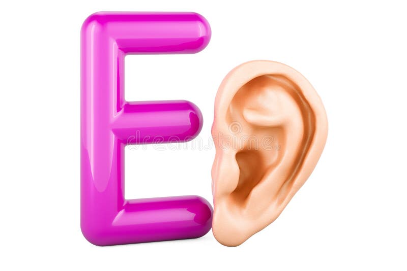 Alphabet Ear Stock Illustrations – 630 Alphabet Ear Stock Illustrations ...