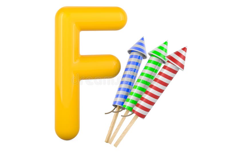 Letter F Fireworks Stock Illustrations – 17 Letter F Fireworks Stock ...