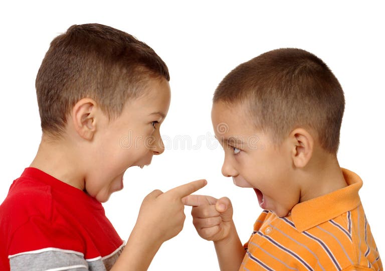 Kids Arguing, 5 and 6 Years Old Stock Photo - Image of accusations ...