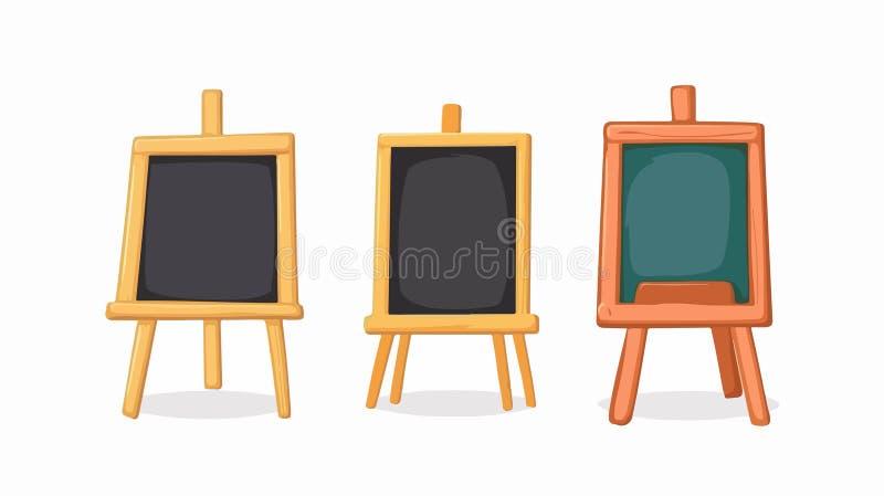 Kids Art Easel Chalkboard Stand, Wood Blackboard for Creative Learning ...