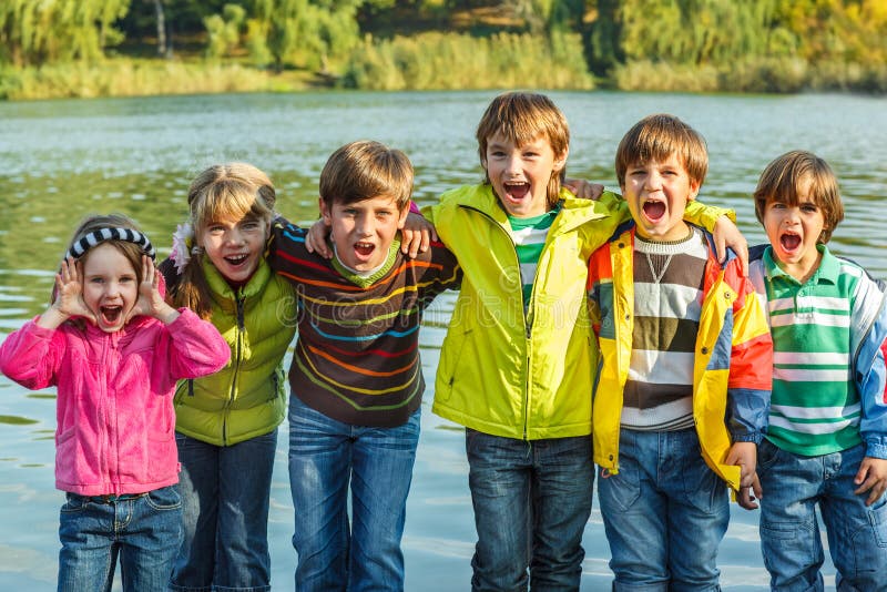 Kids shouting stock image. Image of bright, isolated - 21904693