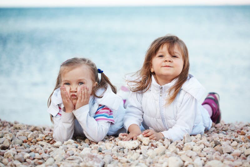 Kids at the beach stock photo. Image of human, leisure - 24224844