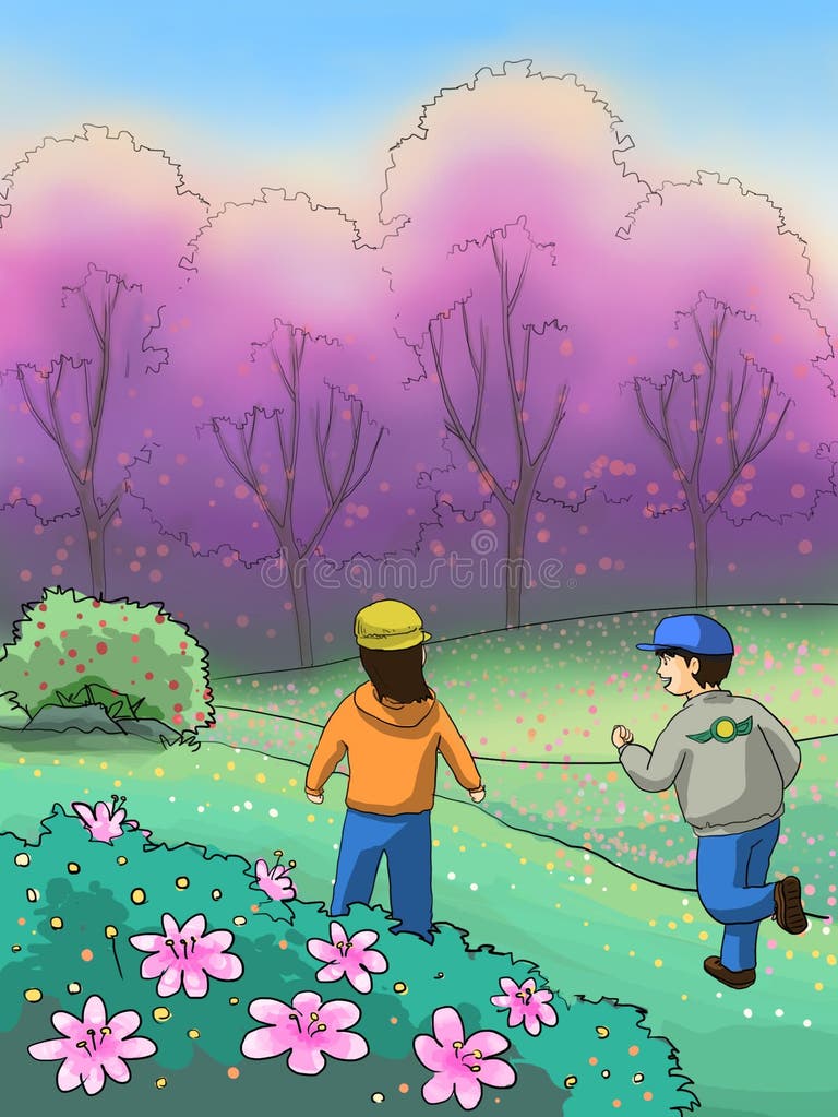 Good Afternoon Kids Stock Illustrations – 7 Good Afternoon Kids Stock ...