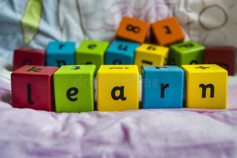 Kids blocks stock image. Image of sign, text, baby, color - 71886061