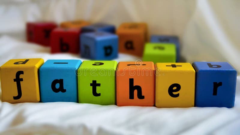 Kids blocks father stock image. Image of play, education - 53013193