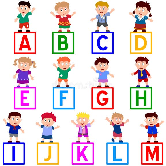 Kids Preschool Blocks Stock Illustrations – 5,905 Kids Preschool Blocks ...