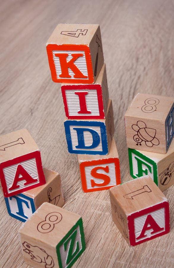 Kids blocks stock image. Image of elementary, block - 122150085