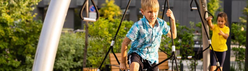 Kids Boy and Girl Looking Up Stock Photo - Image of childhood, adorable ...