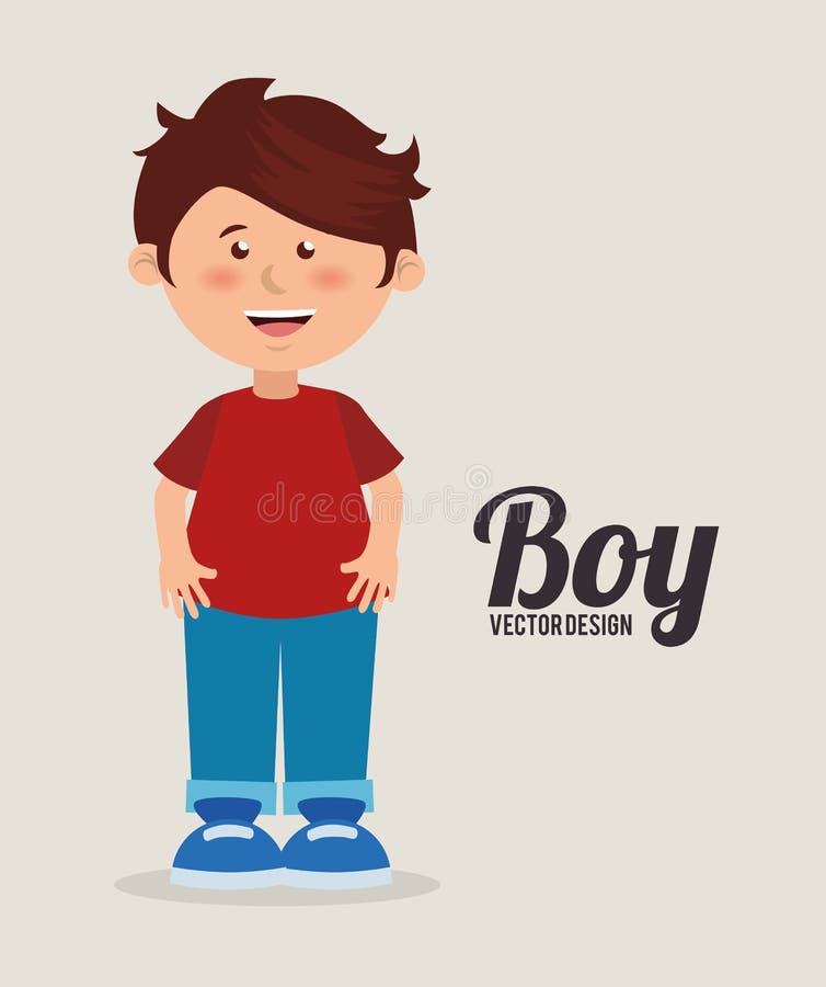 Kids cartoon design stock illustration. Illustration of young - 64979046
