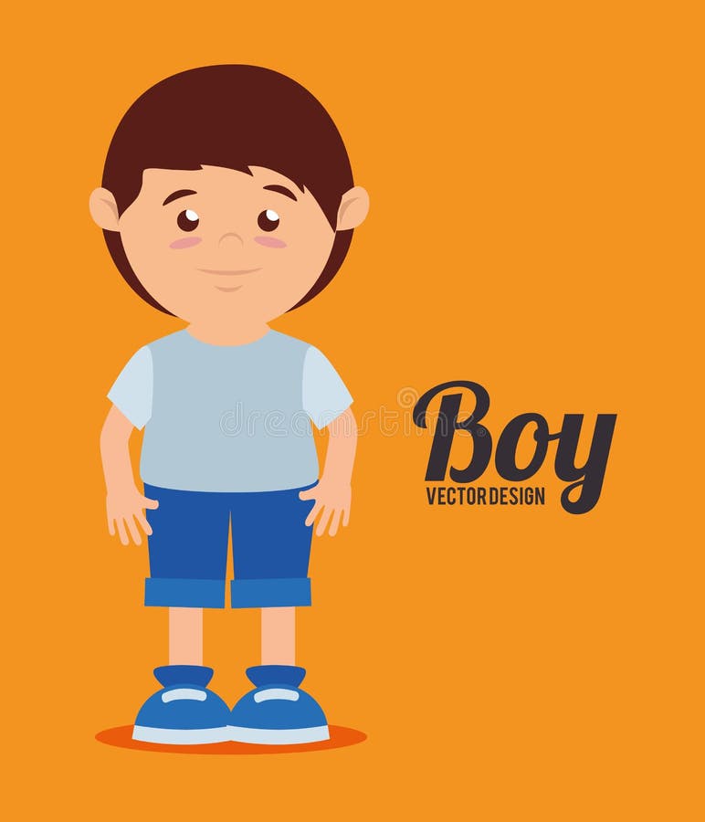 Kids cartoon design stock illustration. Illustration of friendship ...