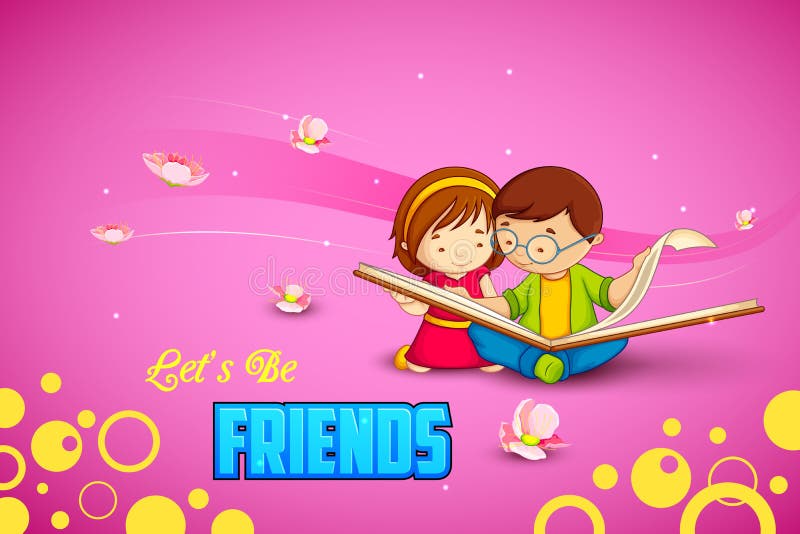 Best Friends Smiley Face Vector Design Concept with Funny Facial ...