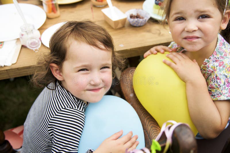 Kids Celebration Party Happiness Concept Stock Image - Image of ...