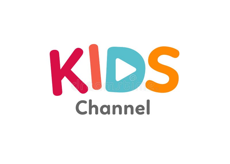 Kids Channel Logo Icon Design Template. Vector Illustration Stock ...