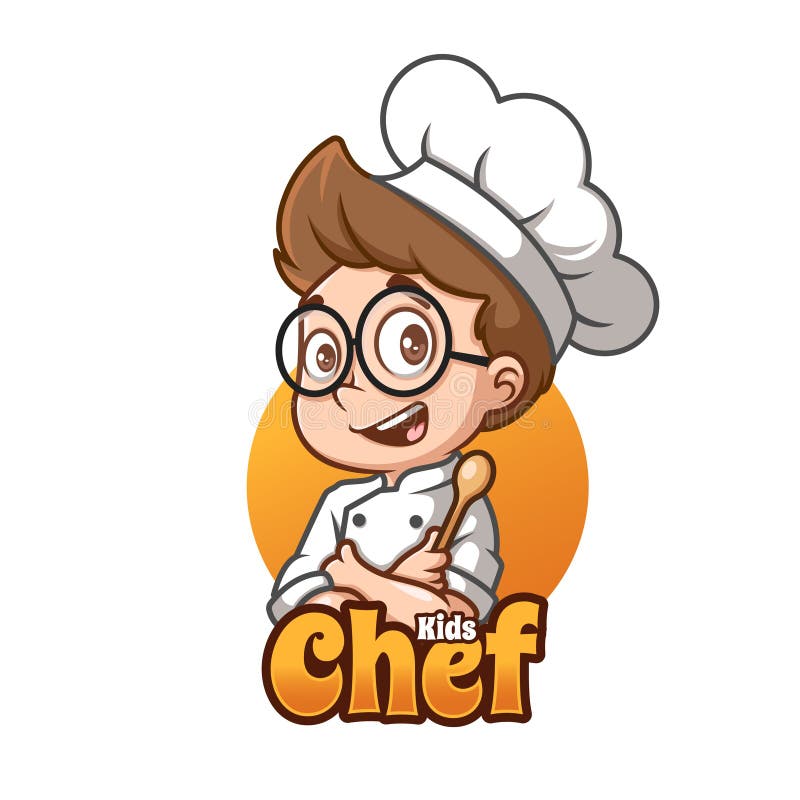 Kids Chef stock vector. Illustration of vector, icon - 263320243