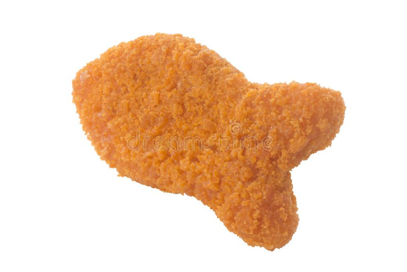 Kids Breaded Chicken Nuggets Star Shaped Isolated Stock Photo - Image ...