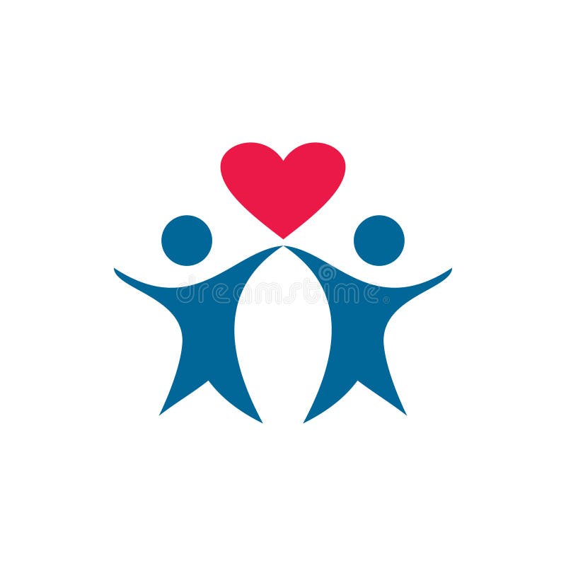 Kids Child Love Fun Logo Icon Stock Vector - Illustration of people ...