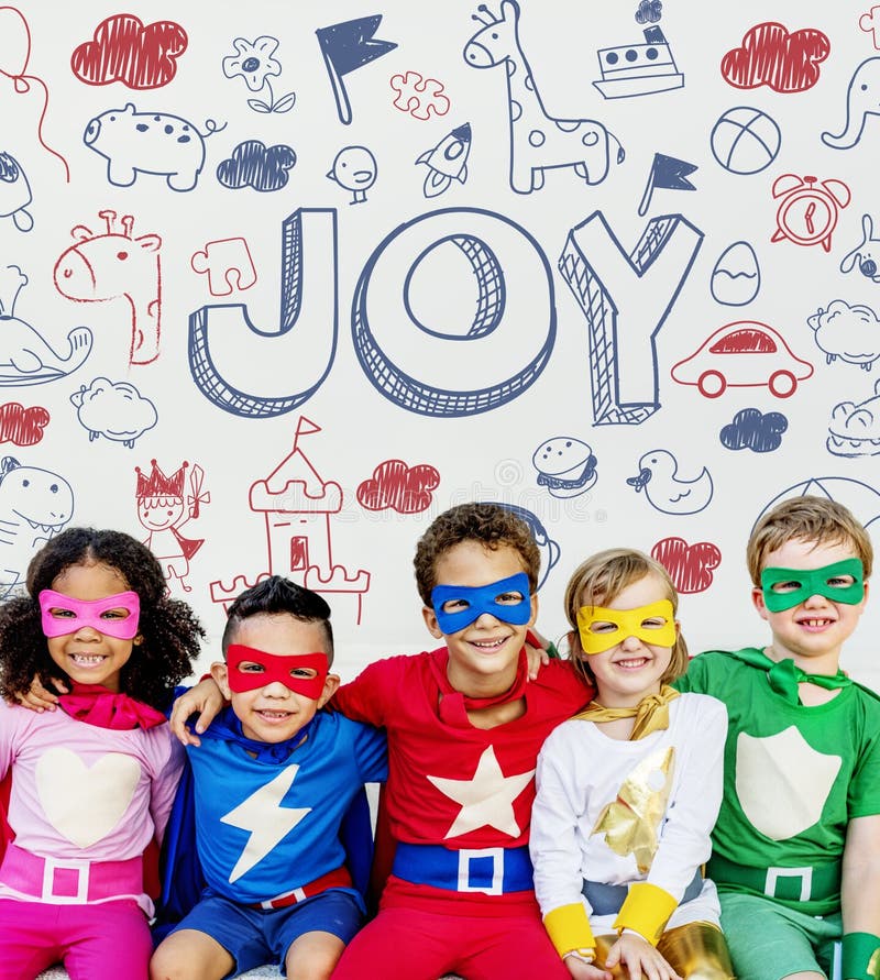 Kids Children Joy Happy Child Concept Stock Photo - Image of group ...