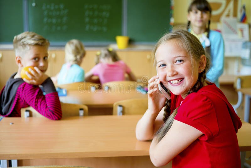 Kids in classroom stock photo. Image of schoolgirl, group - 99622146