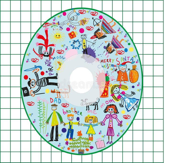 Kids Cover Cd Stock Illustrations – 6 Kids Cover Cd Stock Illustrations ...