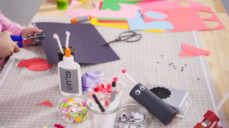 Kids craft project stock image. Image of craft, isolation - 259988457