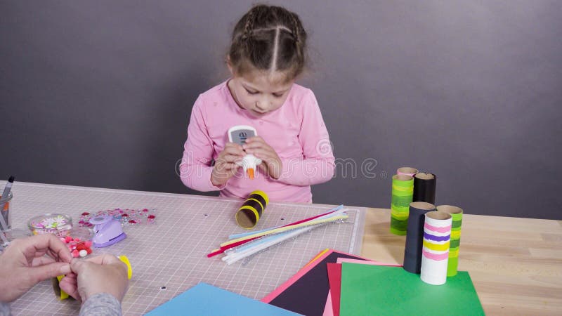 Kids craft project stock photo. Image of homeschool - 271206278