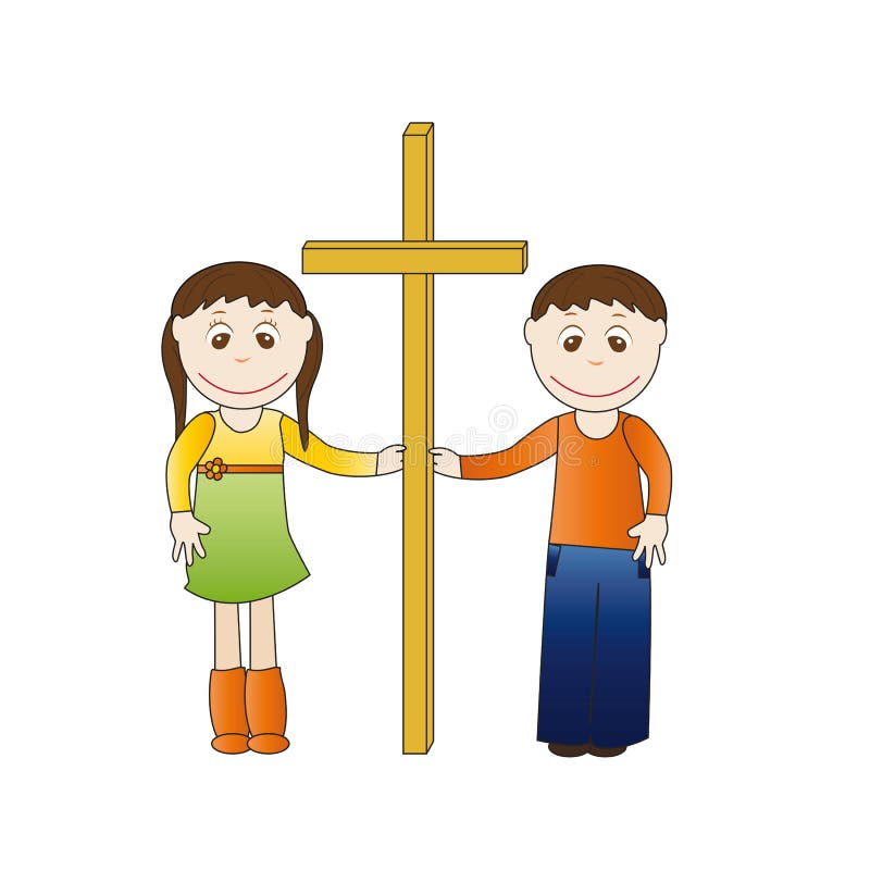 Take Up Your Cross Clipart Children