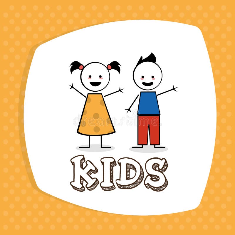 Kids design stock vector. Illustration of happiness, education - 60595569