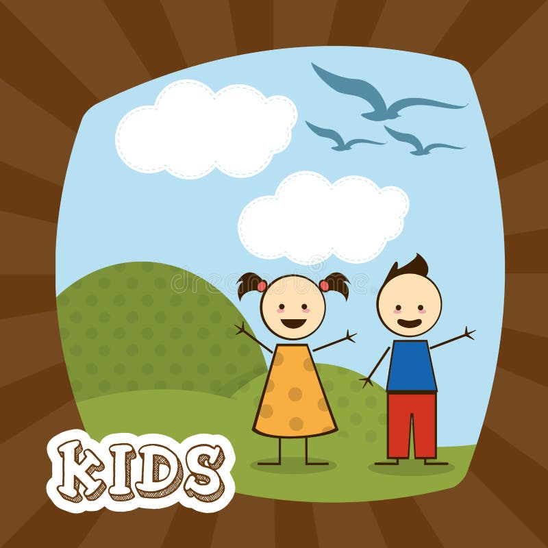 Kids design stock vector. Illustration of kids, people - 60599752