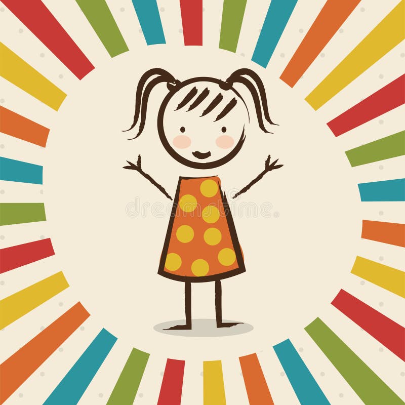 Kids design stock vector. Illustration of children, vector - 46565848