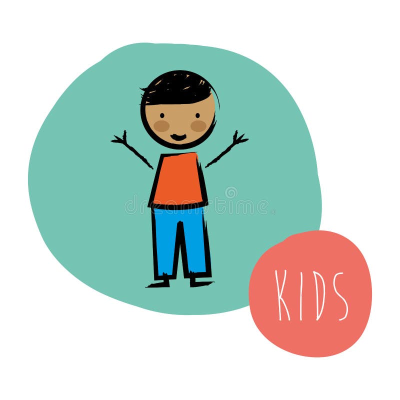 Kids design stock vector. Illustration of young, kids - 46566012
