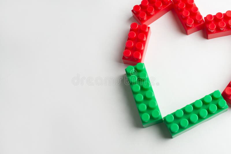 Kids Development, Building Blocks and Construction, Alphabet and Heart ...